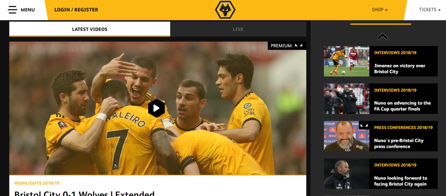 Launching WolvesTV with CloudMatrix - StreamAMG